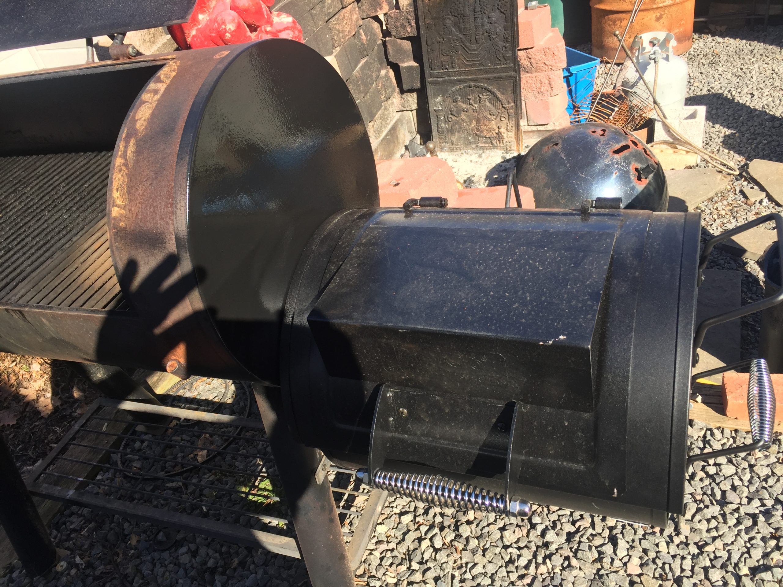 Smoker Grill Repair - New Firebox - Fairfax Forge - Welding ...